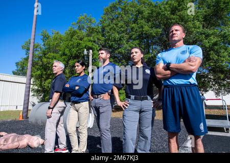 ICE Enforcement and Removal Operations Instructors pose for a photo at ...