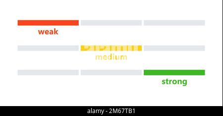 Password form template strong weak box. Password computer account ...