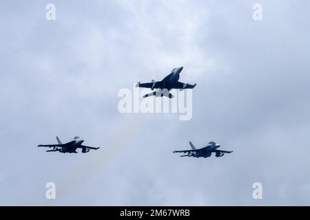 Cmdr. Andrew Imperatore, front, off-going commanding officer of the ...