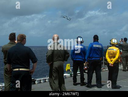 Cmdr. Andrew Thom, oncoming commanding officer of the "Grey Wolves" of ...