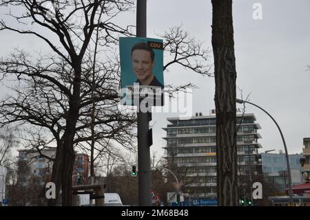 Berlin, Germany - January 2, 2023 - Peter Mair election poster at ...