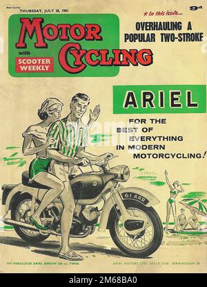 Ariel - Vintage Motorcycle Advertising Stock Photo - Alamy