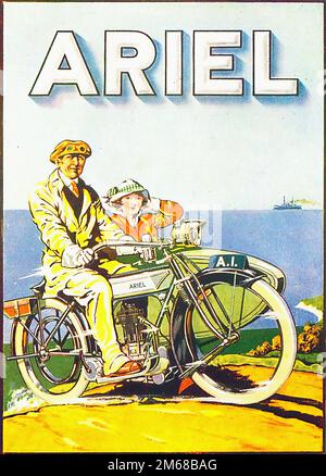 Ariel - Vintage Motorcycle Advertising Stock Photo - Alamy