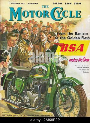 BSA - Vintage Motorcycle Advertising - The Motorcycle Magazine Stock ...