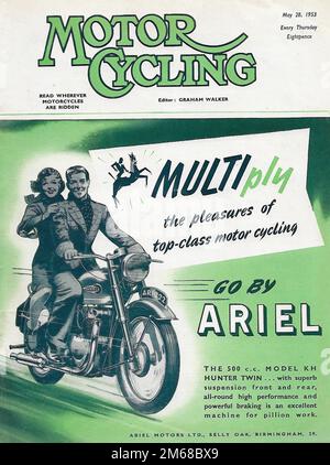 Ariel - Vintage Motorcycle Advertising Stock Photo - Alamy