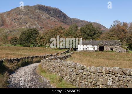 Bridge End Cottage is an old farm in Little Langdale, Lake District ...
