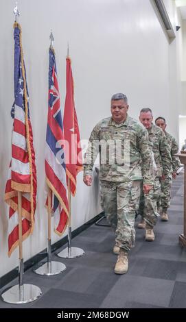 Hawaii Army National Guard Lt. Col (P) David R. Hatcher II, incoming ...