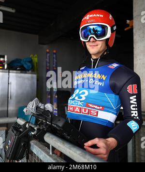 Innsbruck, Austria. 03rd Jan, 2023. Nordic skiing/ski jumping: Four ...