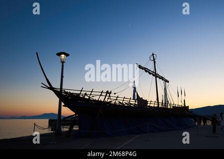 Argo, the living legend in the port of Volos.It was rebuilt according ...
