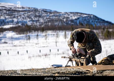 U.S. Marines zero their rifles in the Marine Corps Championships hosted ...