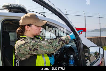 Master-at-Arms Seaman Apprentice Ashley Kibbe, assigned to Commander ...