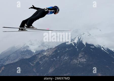 Innsbruck, Austria. 03rd Jan, 2023. Nordic skiing/ski jumping: Four ...