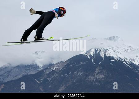 Innsbruck, Austria. 03rd Jan, 2023. Nordic skiing/ski jumping: Four ...