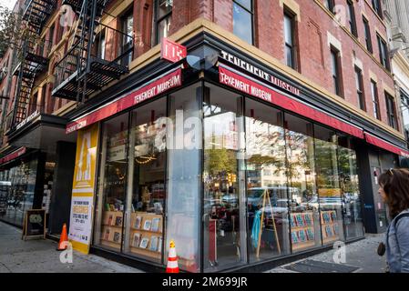 Tenement Museum in The Bowery, a historic neighbourhood in the Lower ...