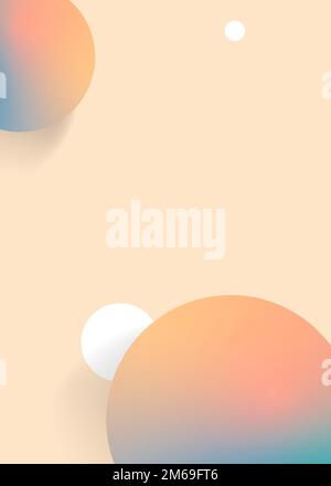 Round cream abstract background vector Stock Vector Image & Art - Alamy