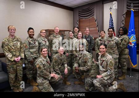 Air Combat Command's Sword Athena 2022 team members briefed Gen. Mark ...