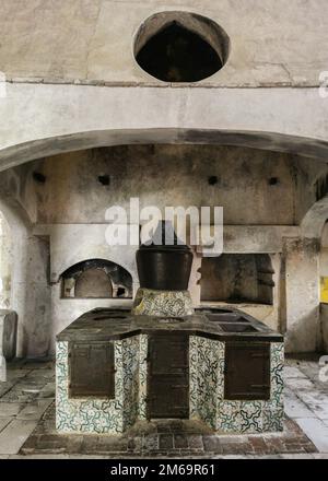 The kitchen of the Certosa di Padula, Campania, Italy Stock Photo - Alamy