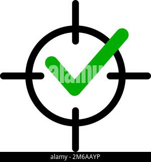 Gun and check mark icon, gun and cross mark icon set. Gun allowed and ...