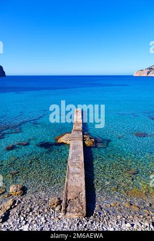 an old stone dock in a sea Stock Photo - Alamy