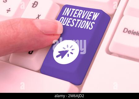 Conceptual display Interview Questions. Word for Typical topic being ...