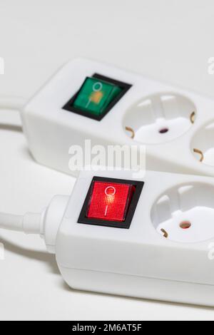 Socket strips for connecting electrical devices, power outlet strip ...