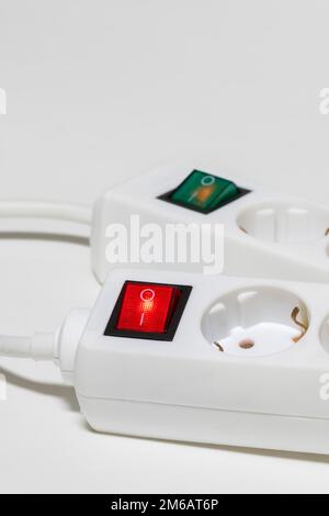 Socket strips for connecting electrical devices, power outlet strip ...