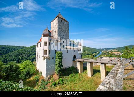 Prunn Castle near Riedenburg, Altmuehltal, Lower Bavaria, Bavaria ...