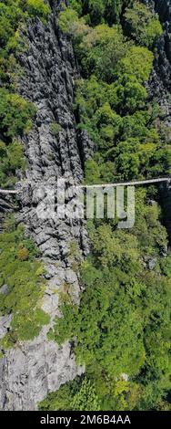 Madagascar, North, National Park of Ankarana, Tsingy spike rocks amid ...
