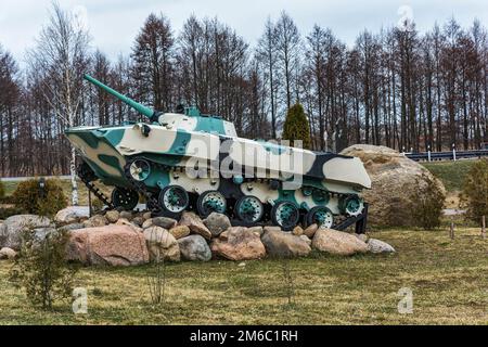 Soviet Russian Armored Combat Vehicle And Soviet Troops On Motorcycles ...