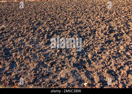 Soil texture background. Fertile soil suitable for planting. Plowed ...