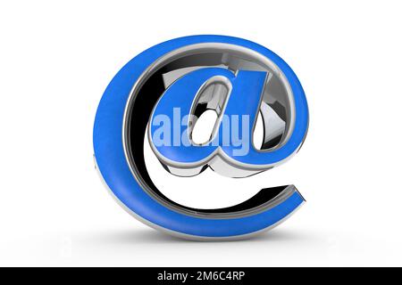 3D render of a Network Communications with email symbol Stock Photo - Alamy