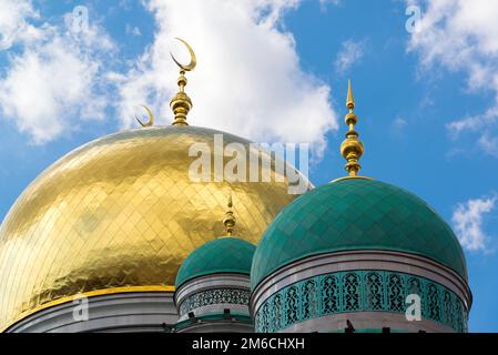 Domes of Cathedral Mosque in Moscow Russia Stock Photo - Alamy