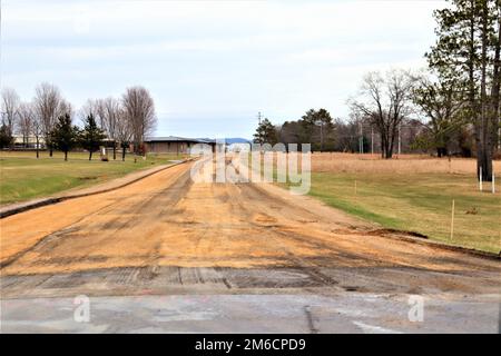 Workers with Mathy Construction of Onalaska, Wis., complete road ...