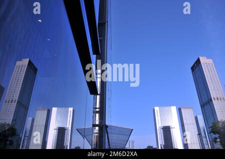 modern architecture with sun reflections Stock Photo - Alamy