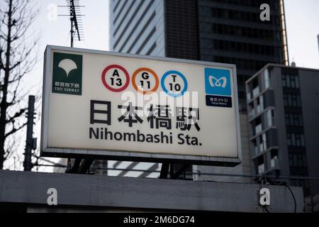 A Tozai line metro train in Tokyo, Japan Stock Photo - Alamy