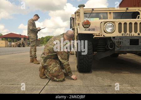 Soldiers assigned to the 258th Movement Control Team, Division ...
