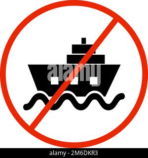 No ship icon. Ship Regulation. Prohibition of cargo business and ...