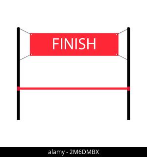 Flags finish. The end of race. End competitions. Sport. Championship ...