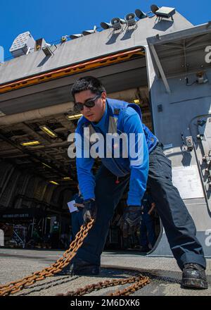 atlantic ocean, chock and chain, flight deck, helicopter, U.S. navy ...