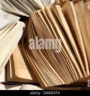Waste paper, books Stock Photo - Alamy