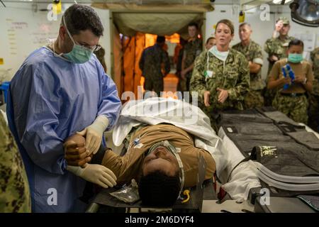 CAMP PENDLETON, Calif. (Apr. 25, 2022) - Medical personnel, assigned to ...