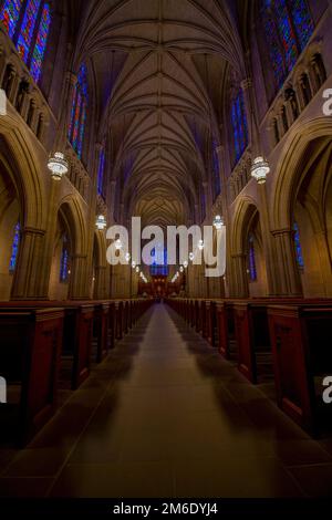 Interior of Duke Chapel Duke University Durham North Carolina Stock ...