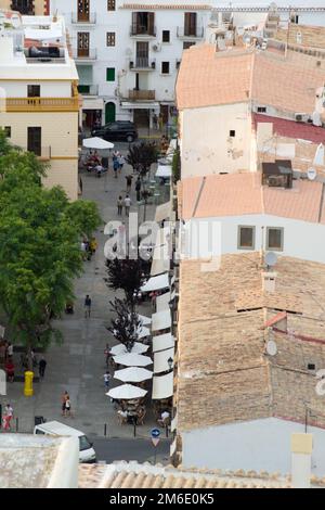 Traditional House, Dalt Vila, Ibiza Old Town, Ibiza, Spain, Europe ...
