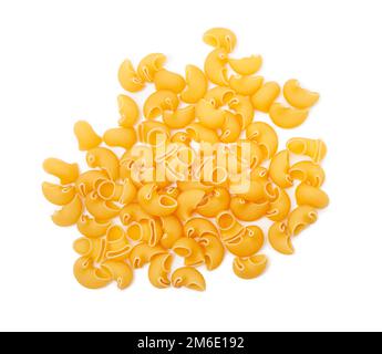 Pasta Pipe Rigate isolated on white background Stock Photo - Alamy