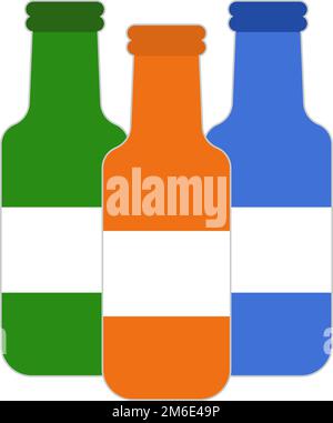 three flat party icons Stock Vector Image & Art - Alamy