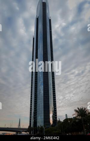Proud of Dubai, Unique buildings and skyscrapers from Dubai town Stock ...