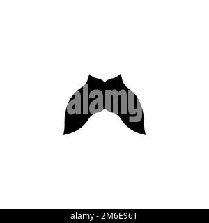 Cossacks mustache icon. Simple style beer company big sale poster ...