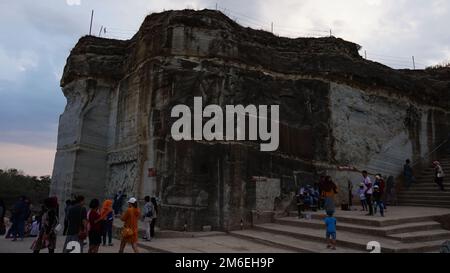 Yogyakarta Tebing Breksi tourist attractions Stock Photo - Alamy