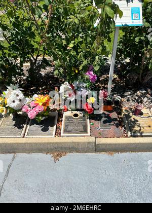 Perth, AUS, Western Australia - January 01, Bon Scott Grab, Friedhof ...