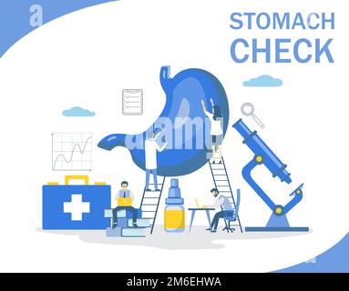 Digestive system treatment and hospital checkup, gastroenterology ...